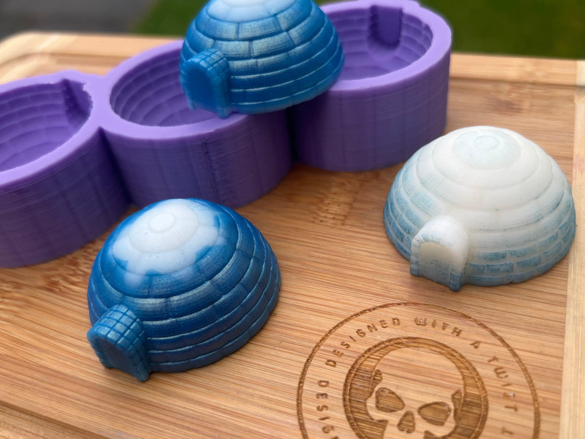 Big Igloo Wax Melt Silicone Molds | Designed with a Twist