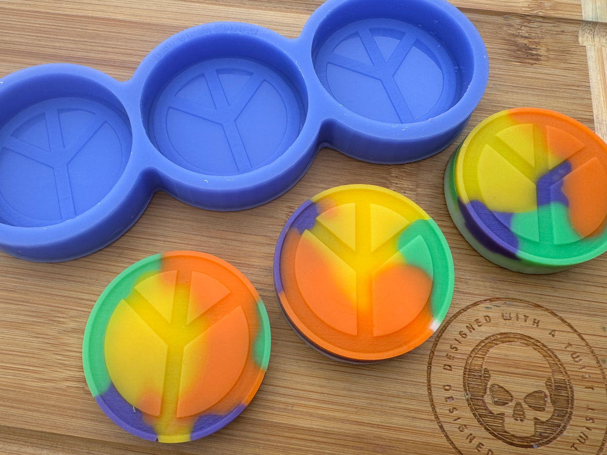 Peace Sign Silicone Mold | Designed with a Twist