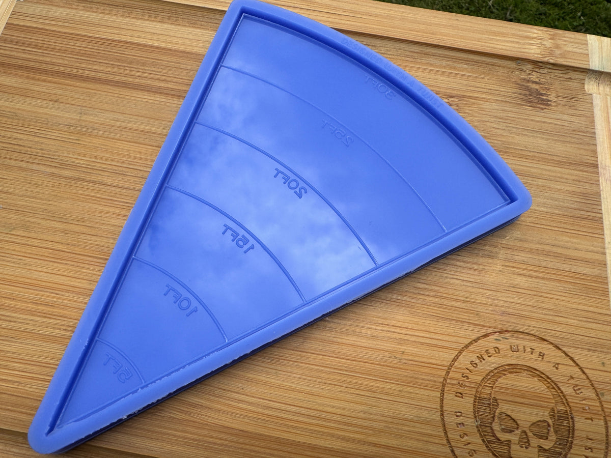 30ft Cone Area of Effect Range Marker Silicone Mold | Designed with a Twist