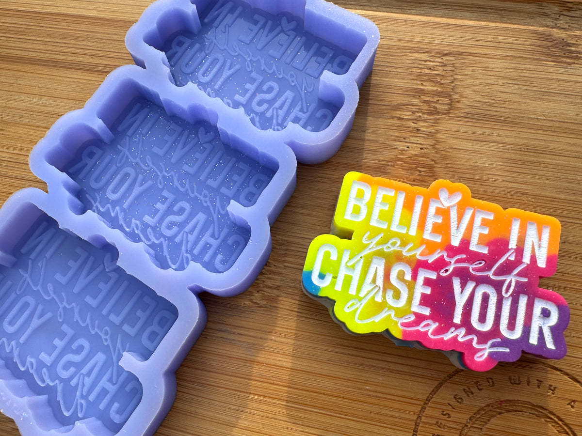 Believe in Yourself Trio Silicone Mold | Designed with a Twist