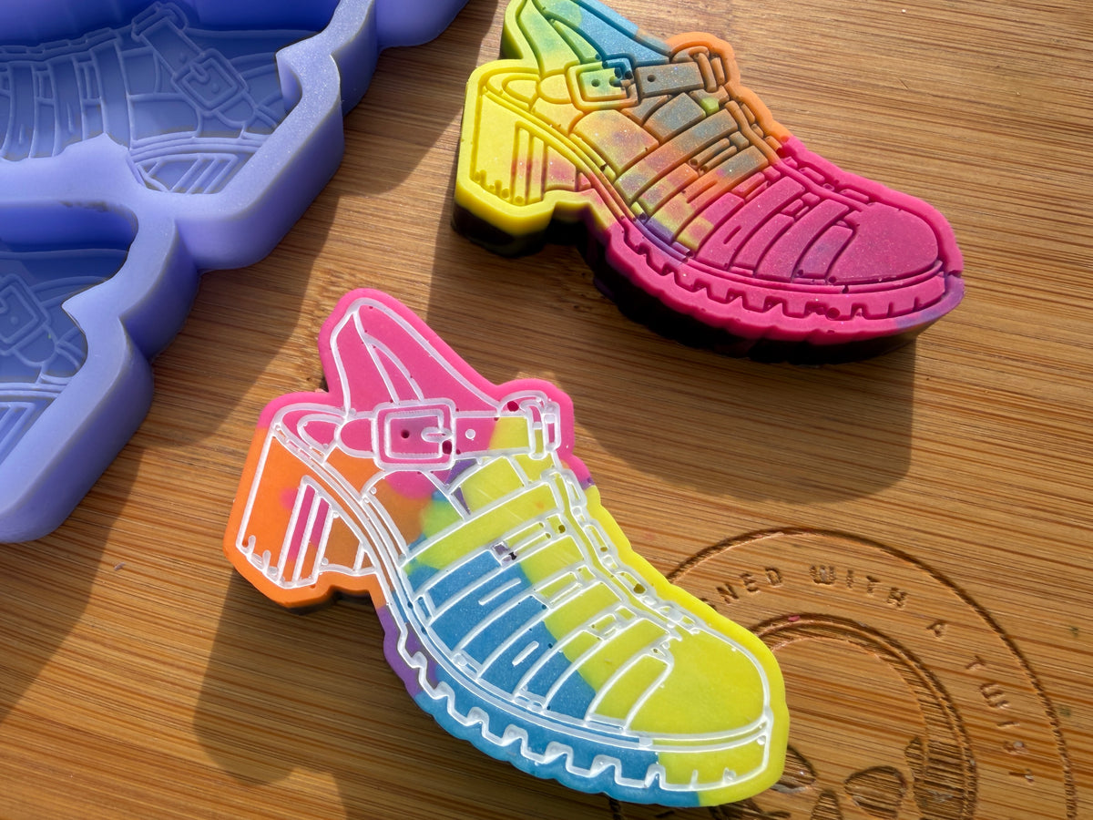 90's Jelly Sandals Silicone Mold Trio | Designed with a Twist
