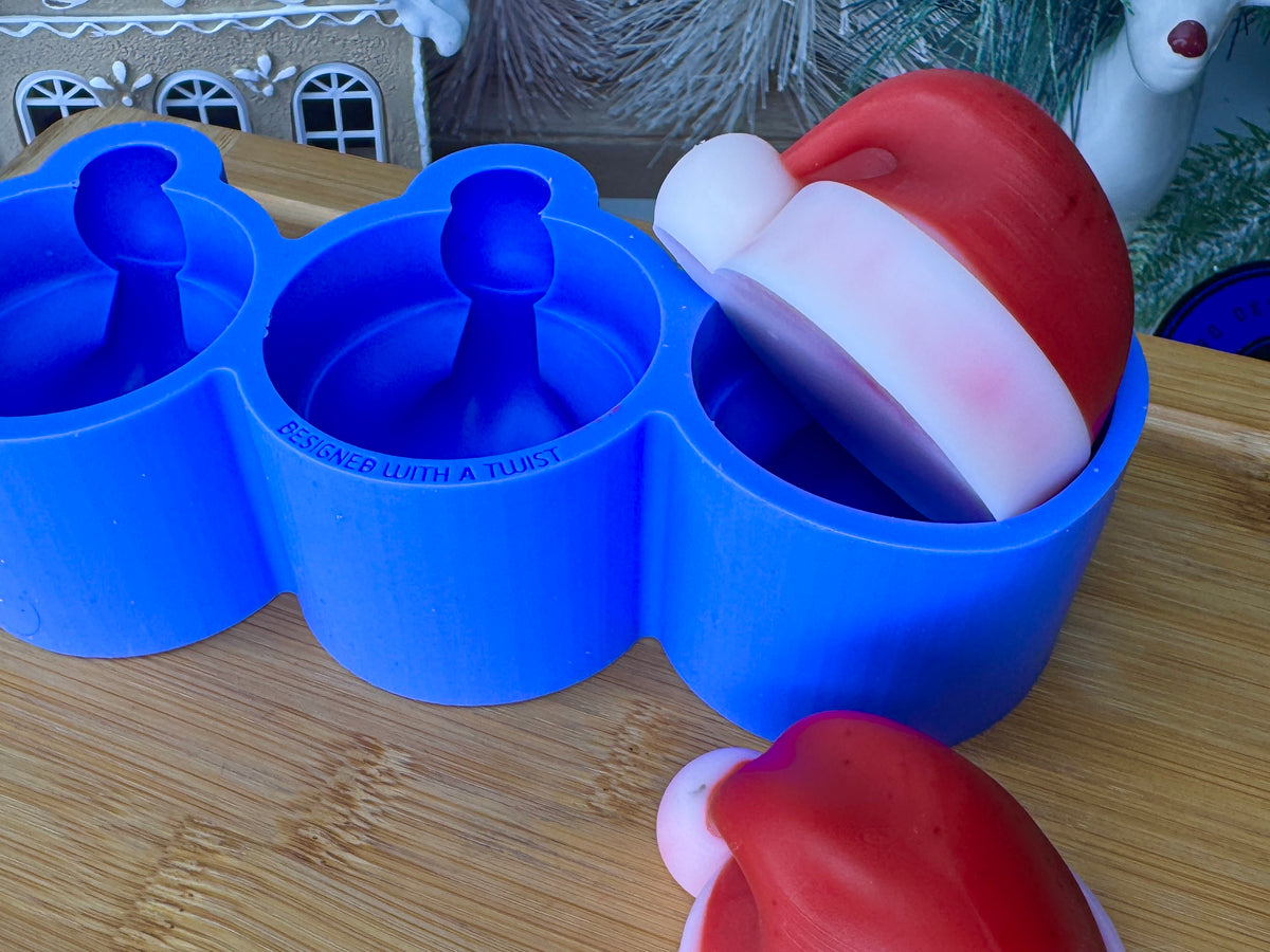 Santa Hat Silicone Mold | Designed with a Twist