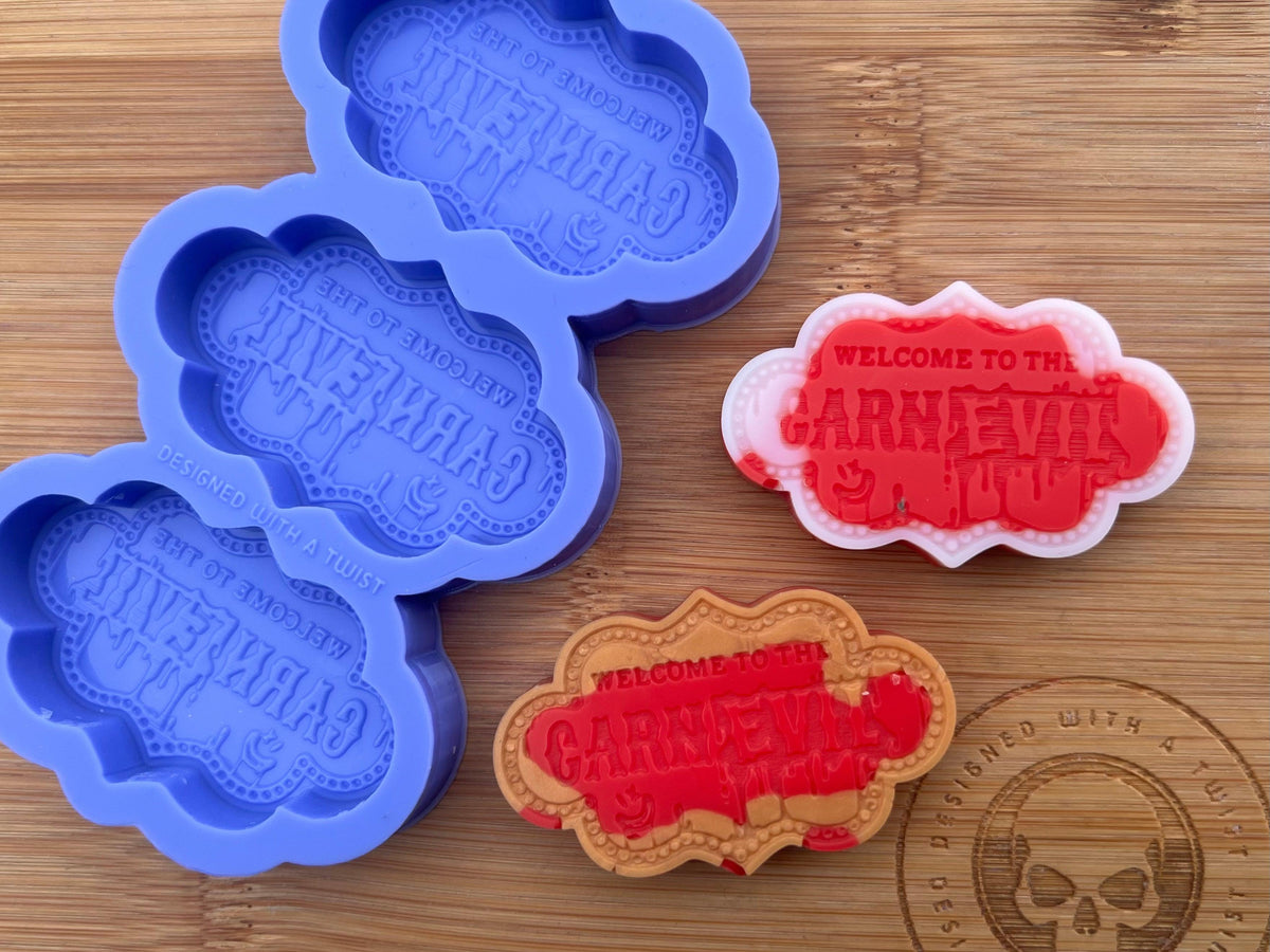 Carnevil Sign Wax Melt Silicone Mold | Designed with a Twist