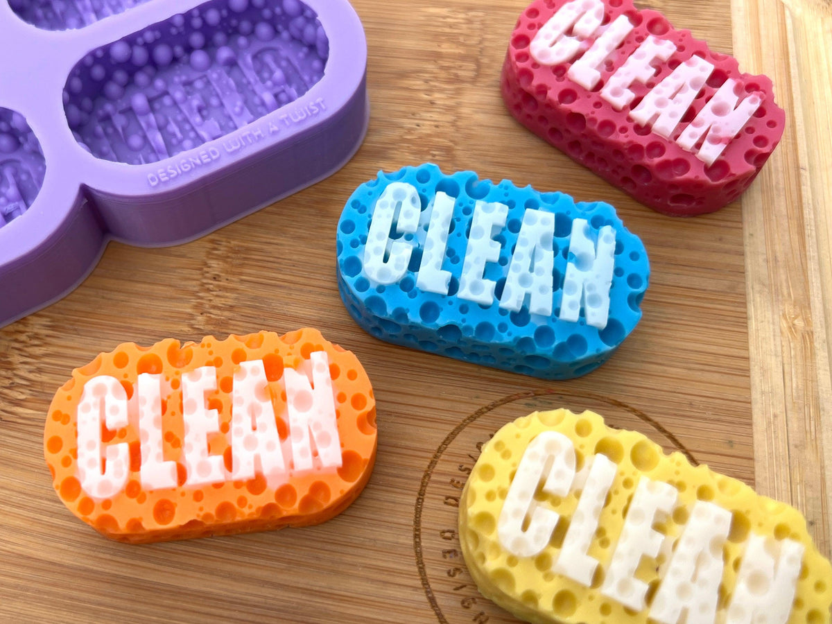 Clean Sponge Silicone Mold - HoBa Edition | Designed with a Twist