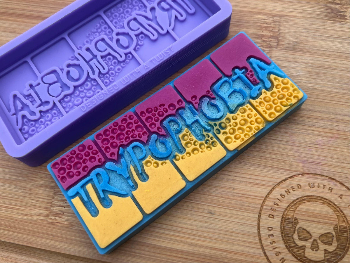 Trypophobia Snapbar Silicone Mold | Designed with a Twist