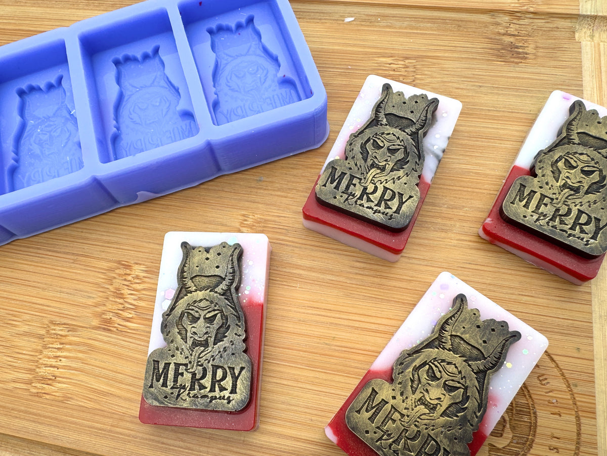 Merry Krampus Silicone Mold - HoBa Edition | Designed with a Twist