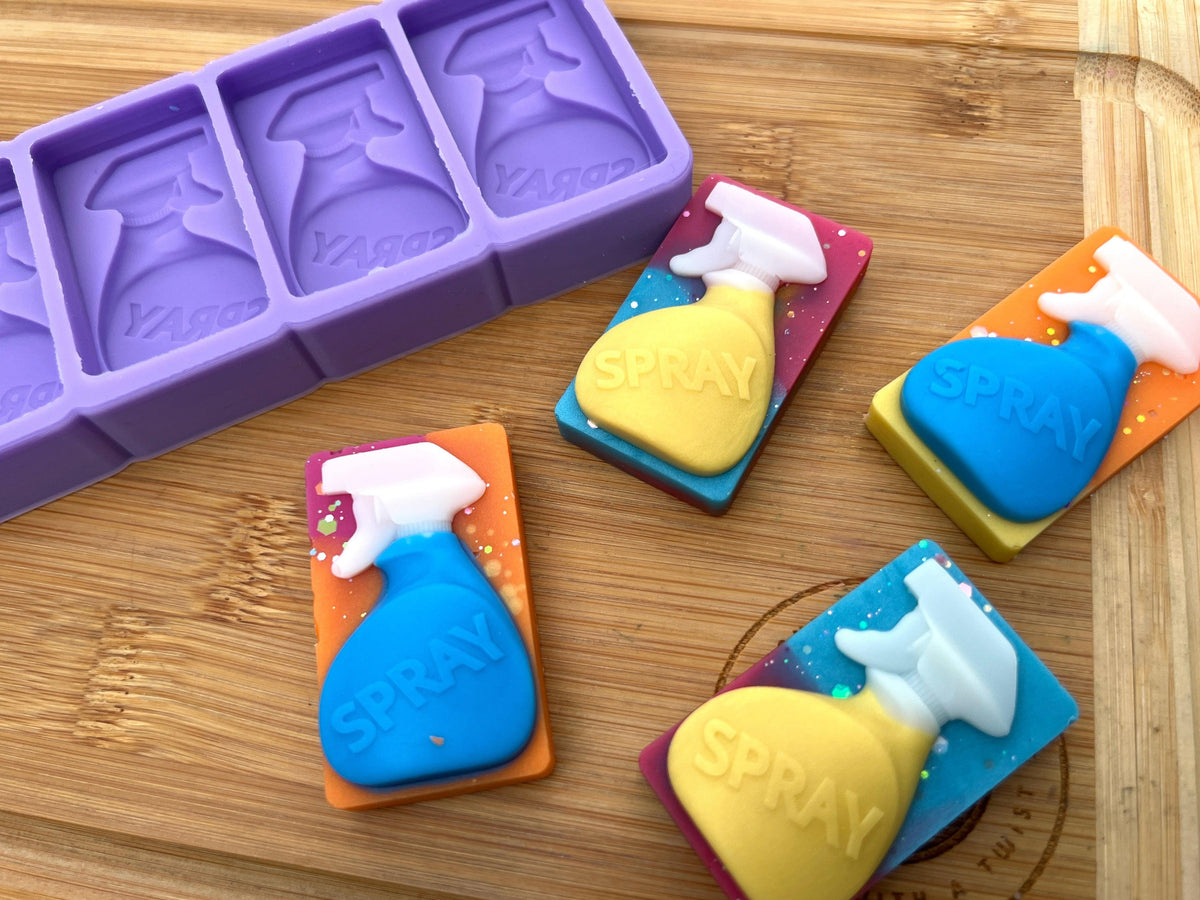 Spray Bottle Silicone Mold - HoBa Edition | Designed with a Twist