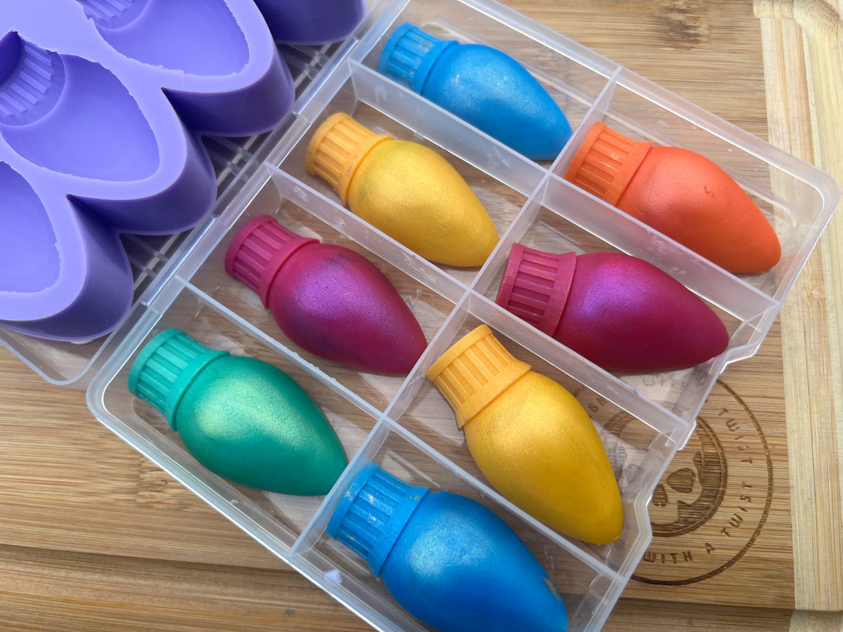 Retro Christmas Lights Silicone Mold - HoBa Box Edition | Designed with ...