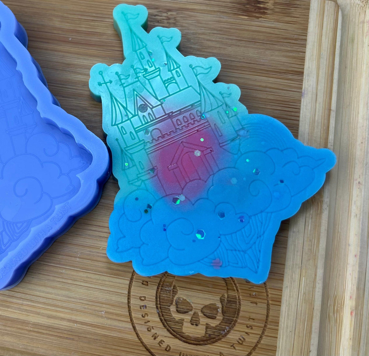 Large Dream Castle Wax Melt Silicone Mold | Designed with a Twist