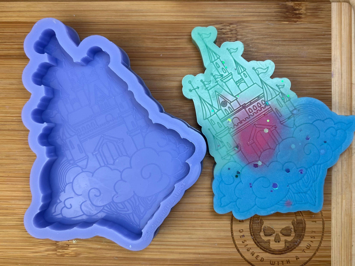 Large Dream Castle Wax Melt Silicone Mold | Designed with a Twist