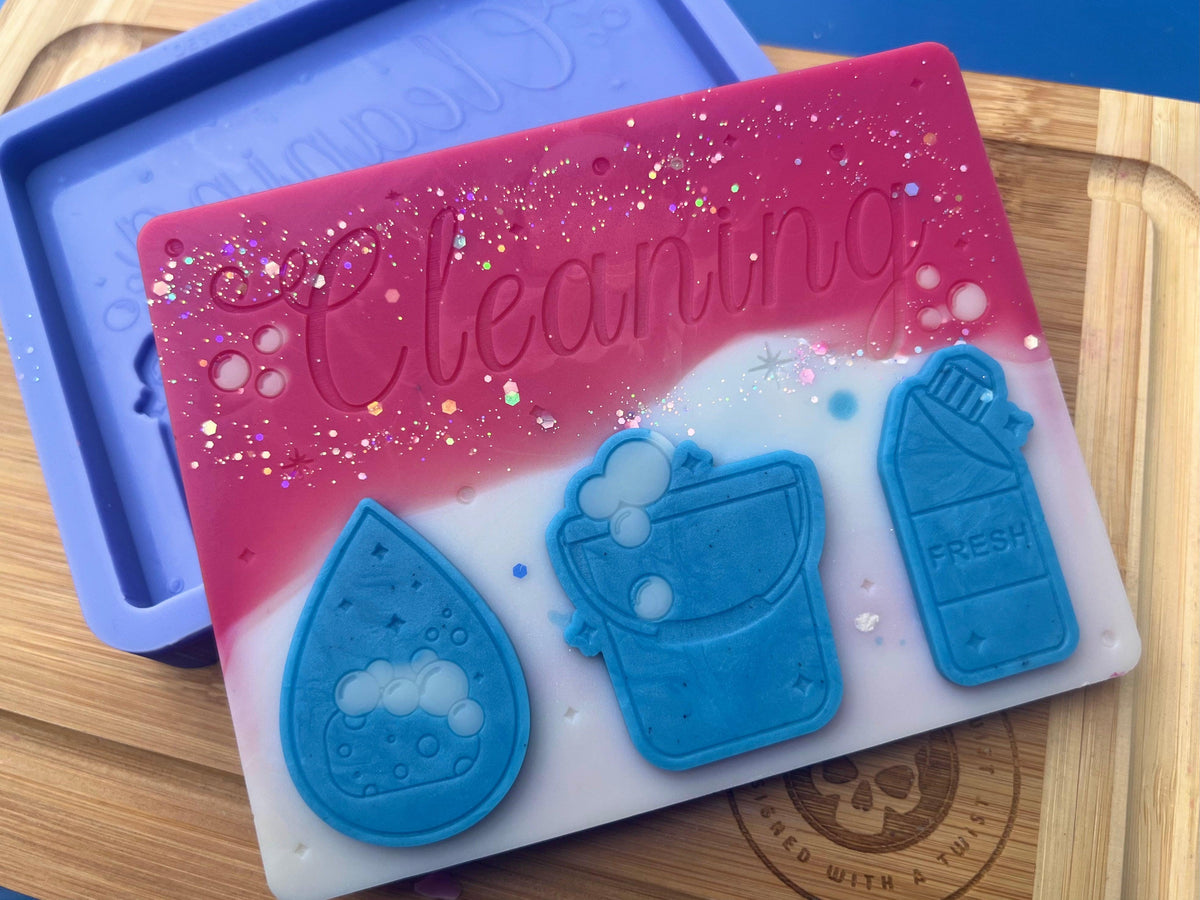 Cleaning Slab Silicone Mold | Designed with a Twist