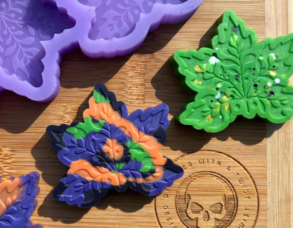 Autumn Leaves Wax Melt Silicone Mold | Designed with a Twist