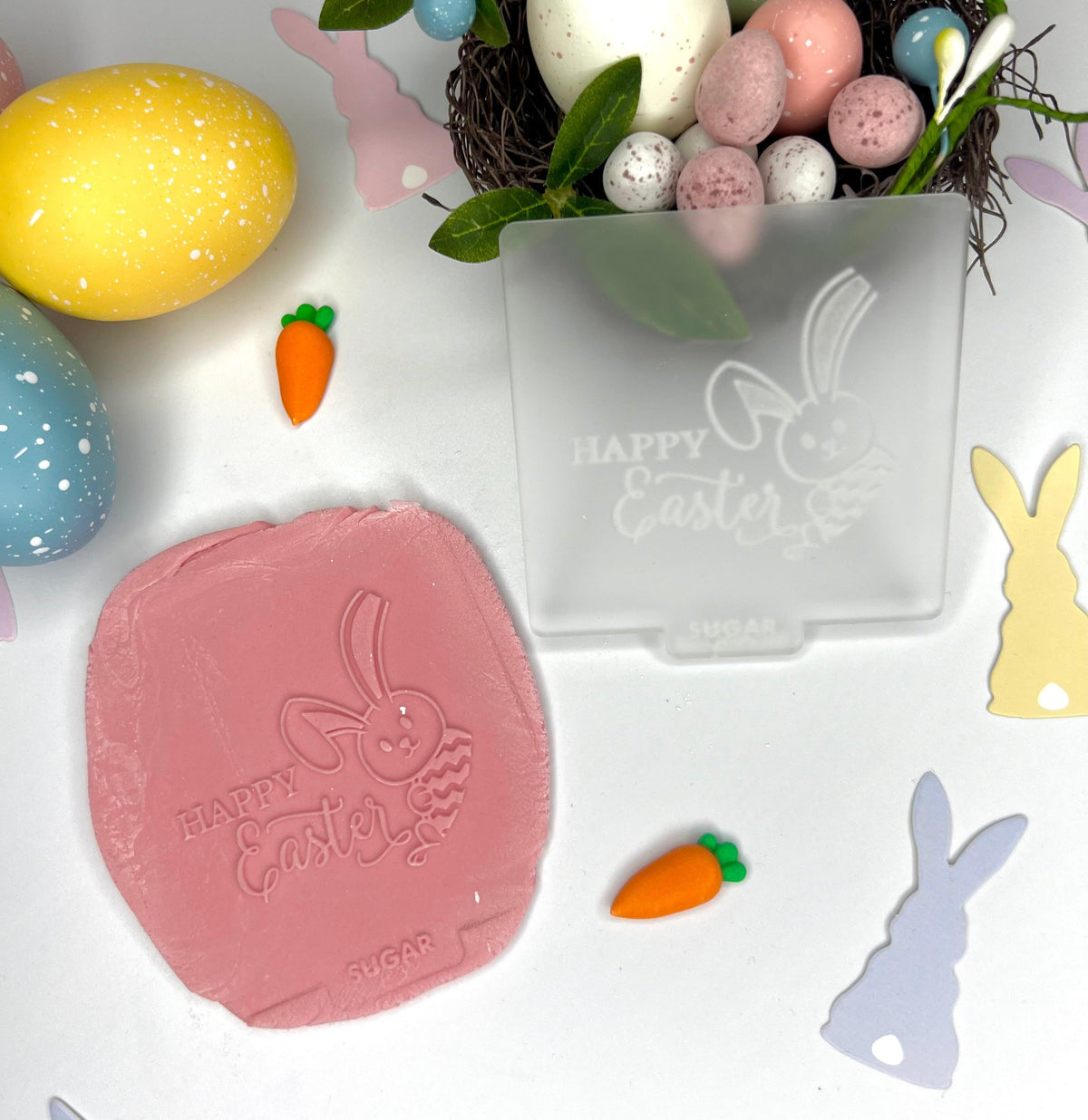 Easter Stamp (Design 1), Easter Fondant/Clay Stamp. | Designed with a Twist