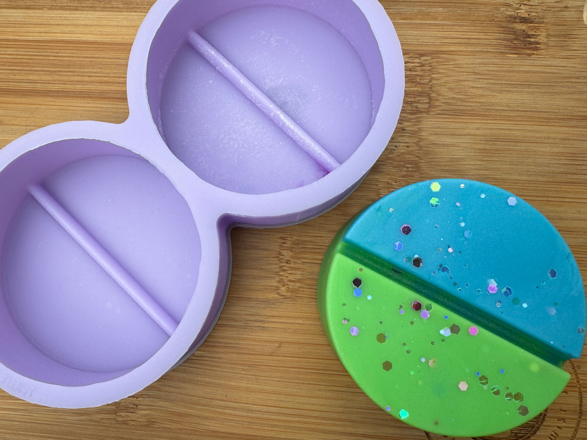 Round Duo Snap Silicone Mold | Designed with a Twist