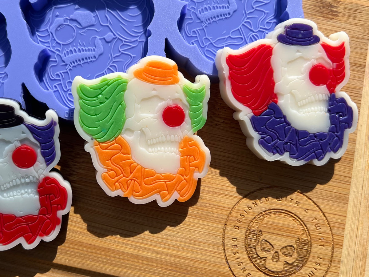 The Clown Wax Melt Silicone Mold – Designed with a Twist