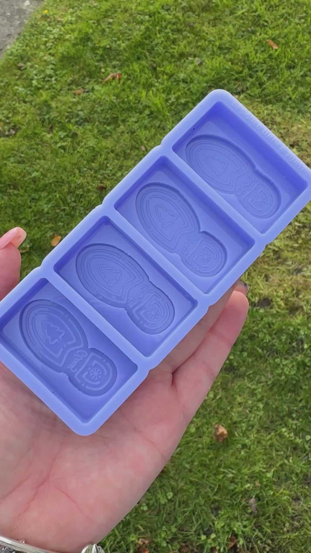 Santa's Footprint Silicone Mold - HoBa Edition | Designed with a Twist